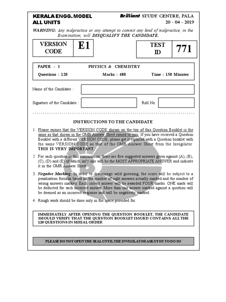 E1 Paper I | PDF | Protein Structure | Electrical Network
