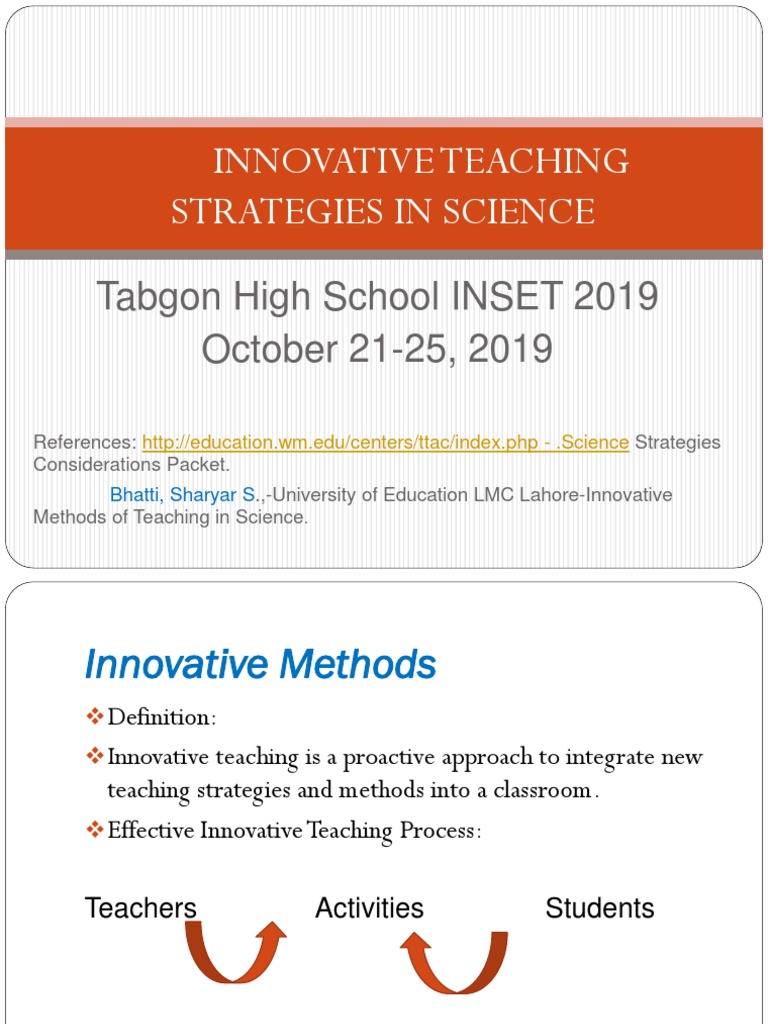 INSET 2019 Powerpoint Tabgon SCIENCE | PDF | Neuropsychological ...