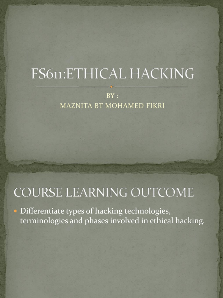 Chap 1 - Intro PDF | PDF | White Hat (Computer Security) | Security Hacker Chap 1 - Intro PDF | PDF | White Hat (Computer Security) | Security Hacker