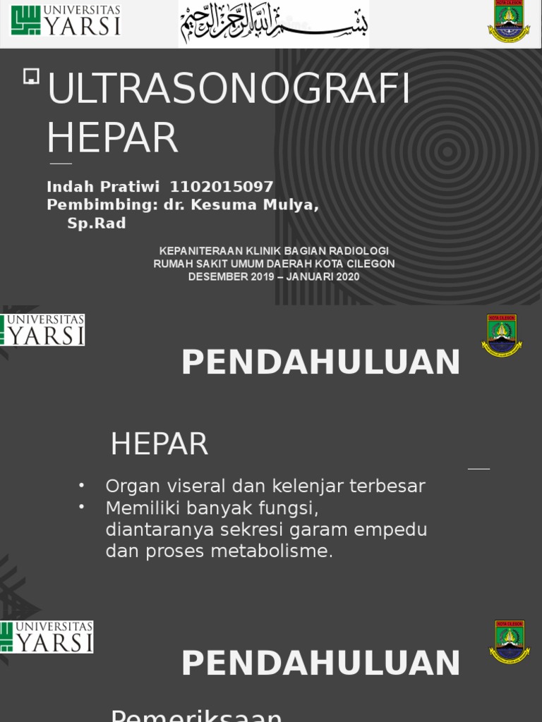 Usg Hepar | PDF | Sains & Matematika
