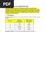 Controlled Substances Chart | PDF | Substance Abuse | Controlled ...