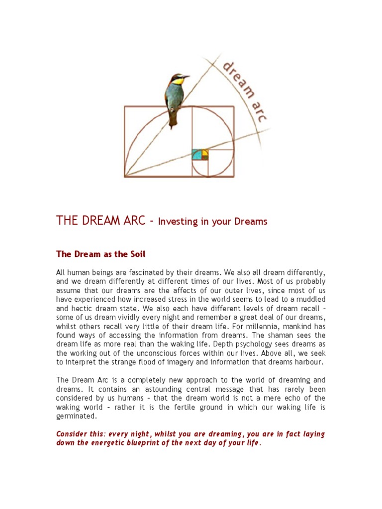 Dream Arc Part 1 | PDF | Dream | Sleep