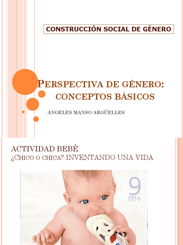 Perspectiva de Género Conceptos Básicos | Descargar gratis PDF | Género | Estudios de género