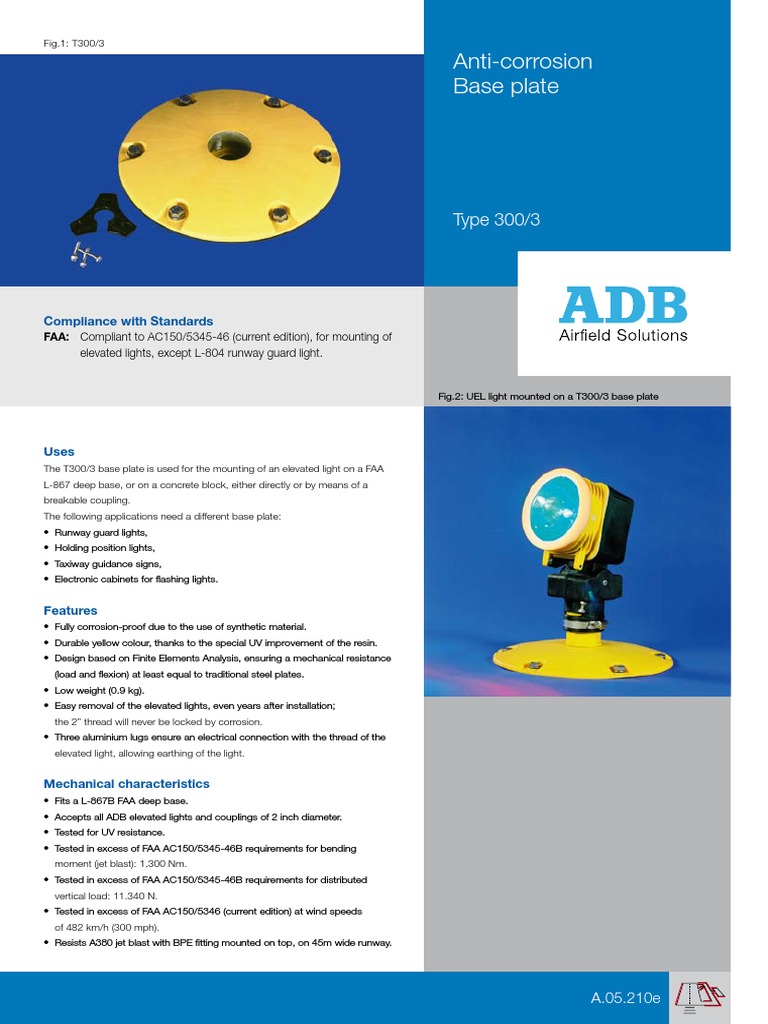 Data Sheet Base Plate t300 3 | PDF | Screw | Light