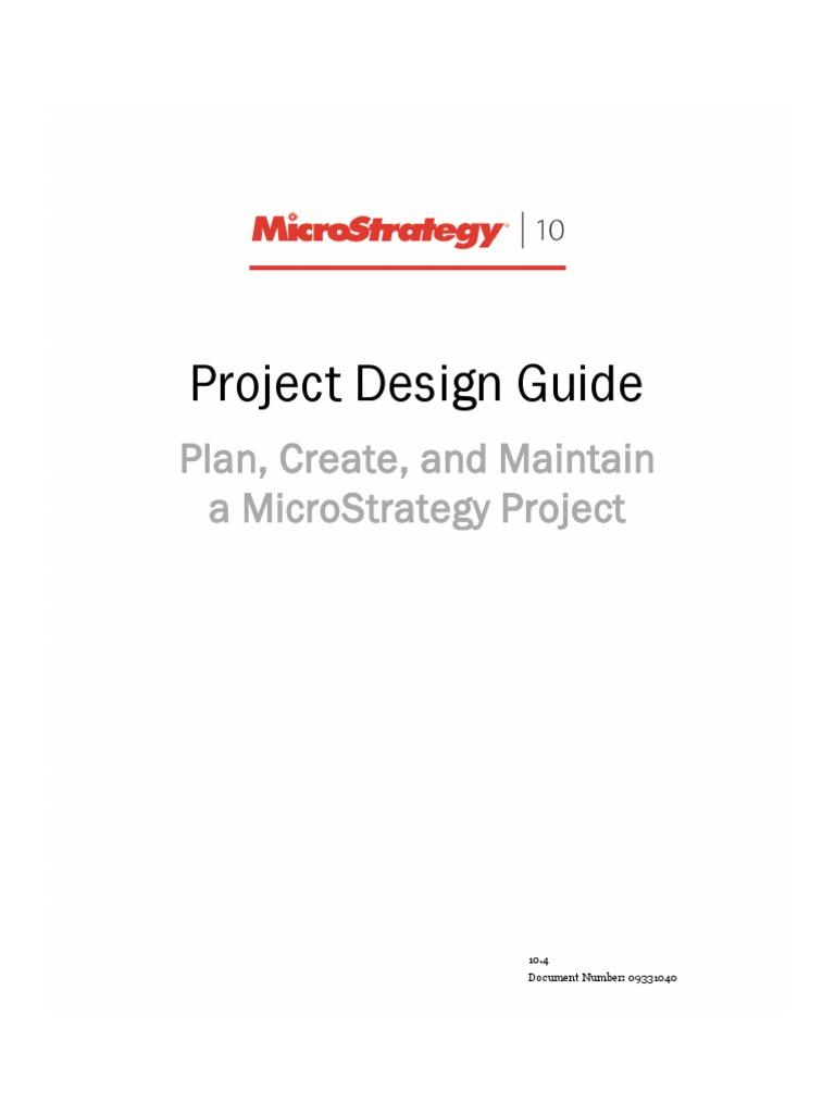 Microstrategy PDF | PDF | Business Intelligence | Data Warehouse