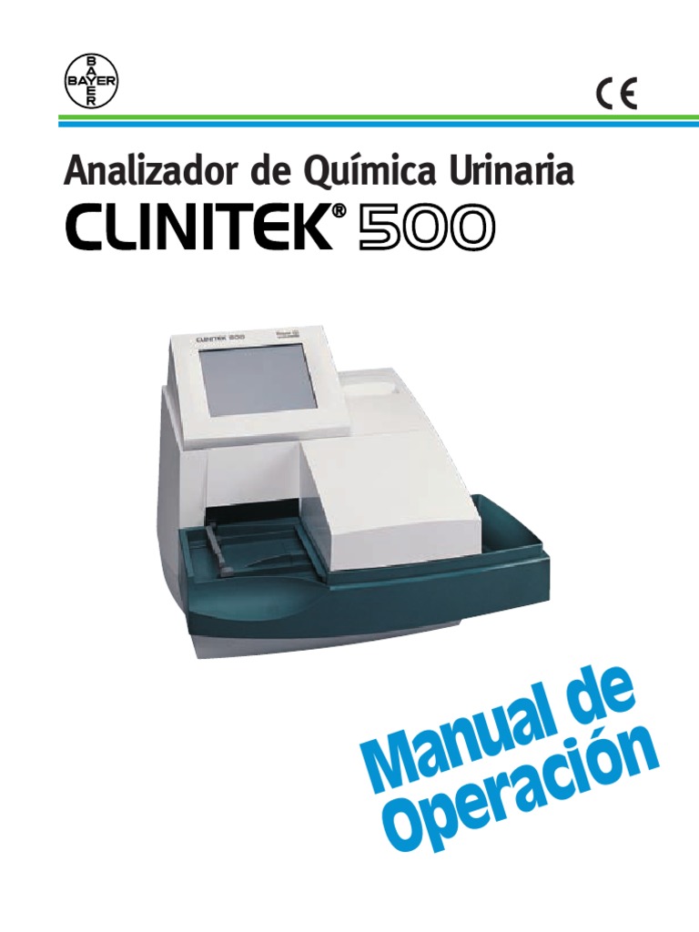 Manual de Operación Clinitek 500 | PDF | Naturaleza | Informática y ...