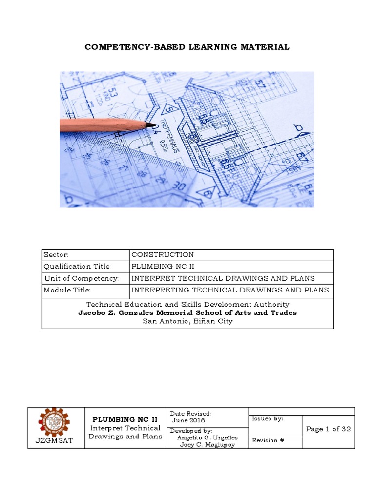 COMMON - CBLM Technical Drawings and Plans | PDF | Teaching Mathematics