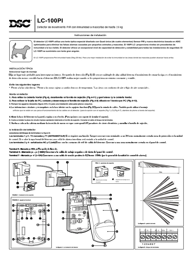LC100PI Installation Manual - En.es | PDF | Relé | Diodo emisor de luz