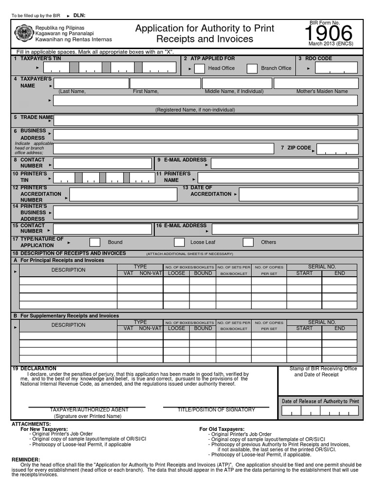 Authority To Print | PDF | Invoice | Printer (Computing)