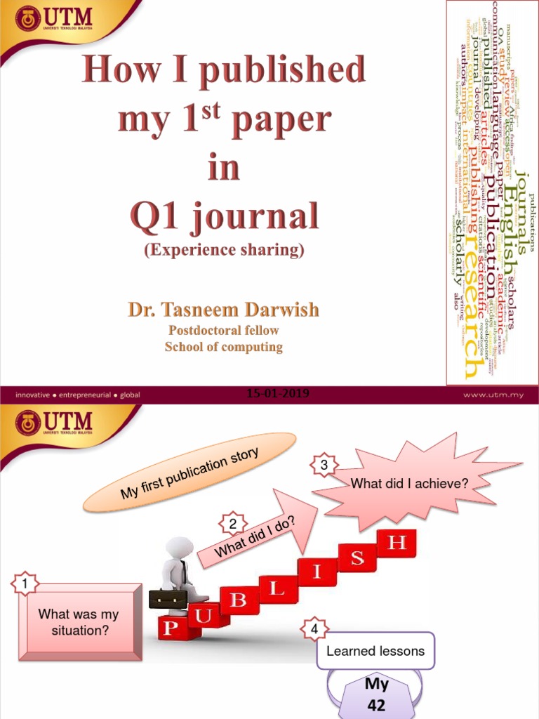 First Publication Journey and Insights | PDF | Academic Journal | Thesis