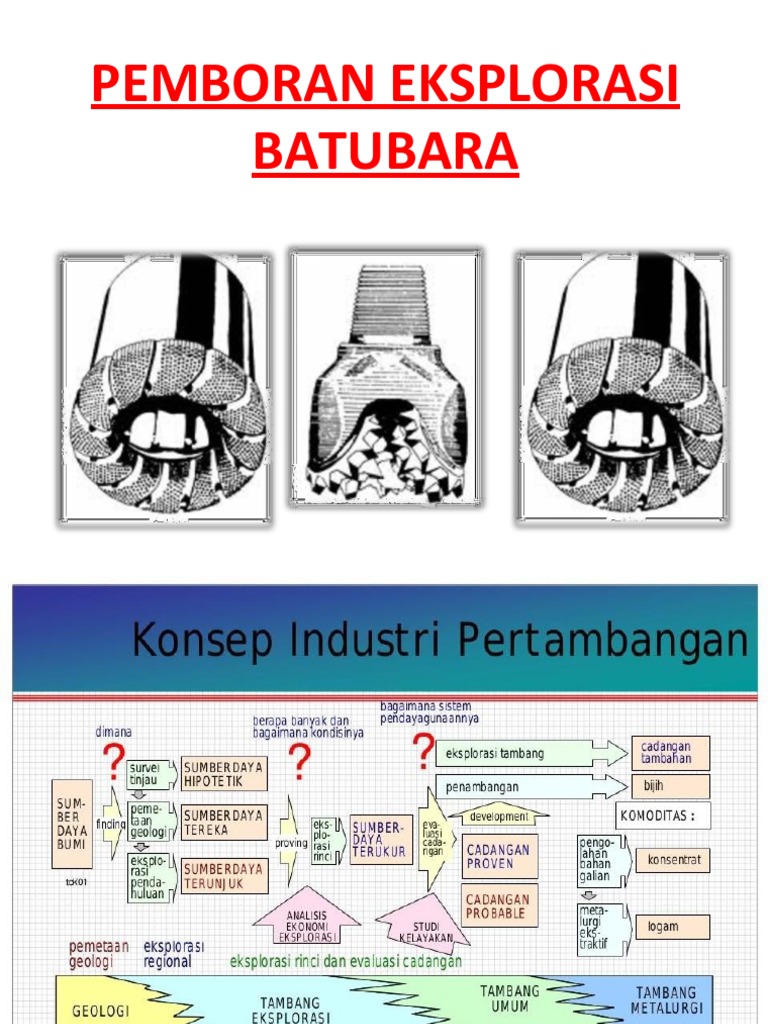 Pemboran Eksplorasi Batubara | PDF | Sains & Matematika