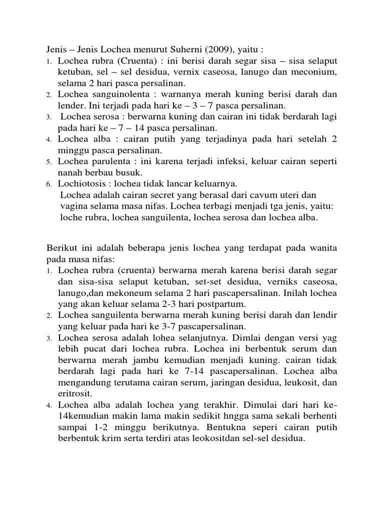 Jenis LOCHEA | PDF