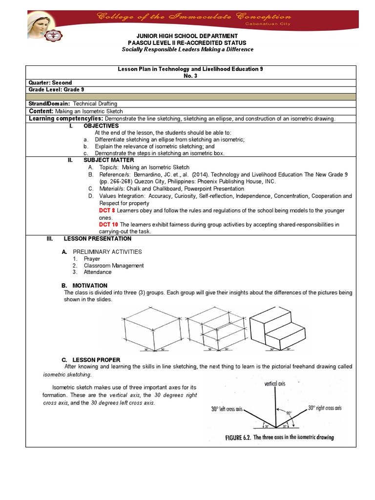 3LP - Making An Isometric Sketch | PDF | Cartesian Coordinate System ...