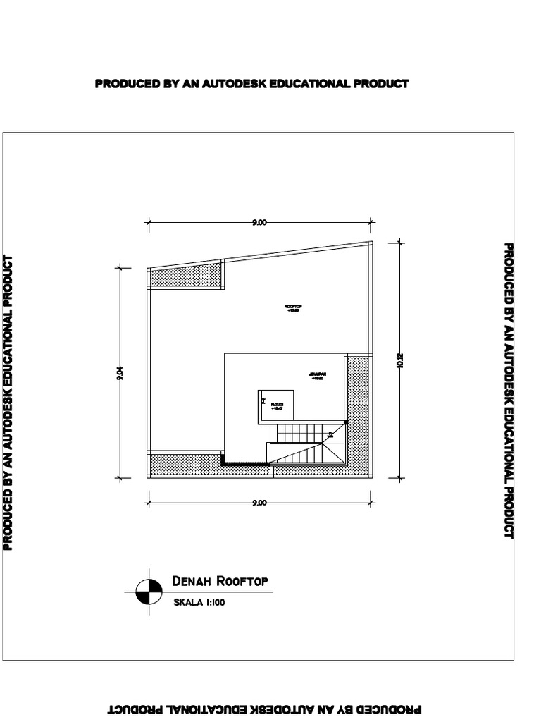 Denah Lantai Rooftop PDF | PDF