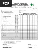 Format Cheklist Pemeriksaan Kendaraan Operasional Perusahaan | PDF