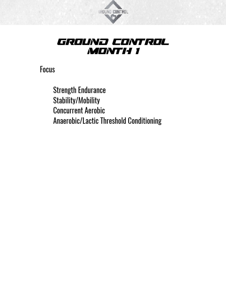 BJJ Program Phase 1 | PDF | Strength Training | Physical Exercise