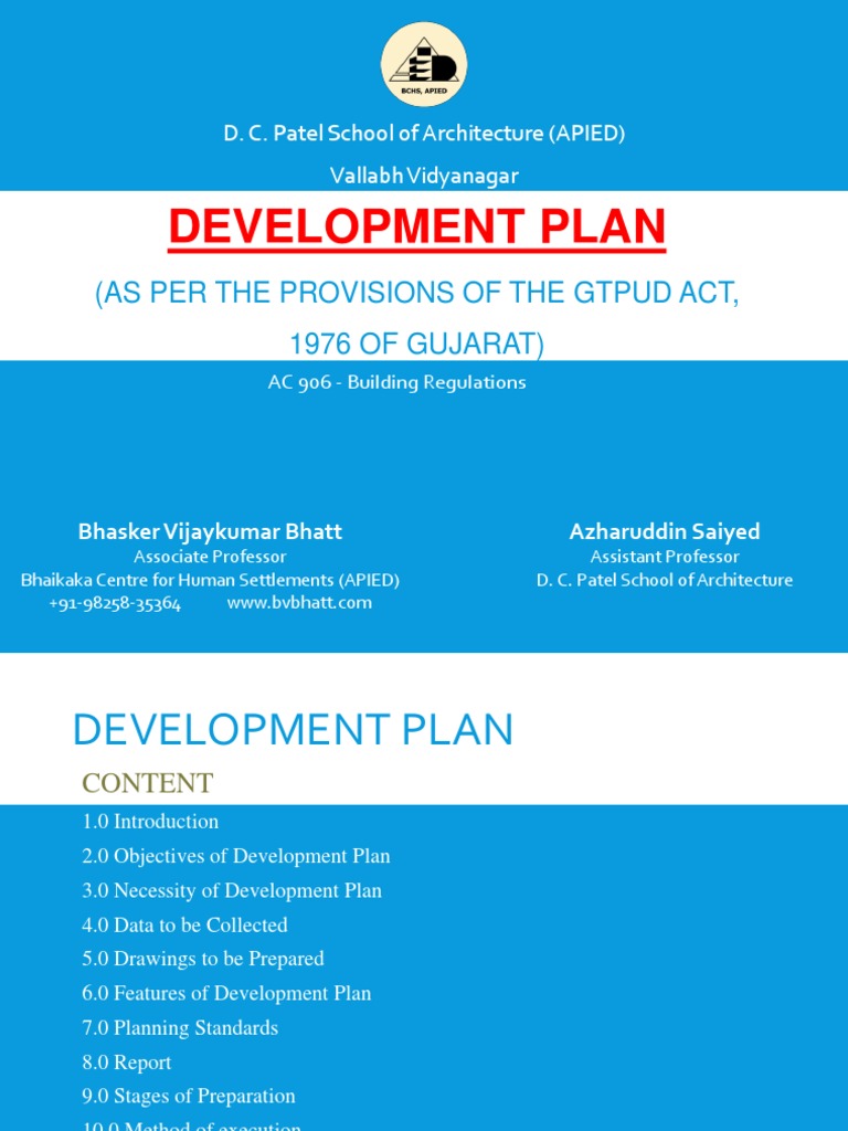 03 - Development Plan | PDF | Urban Planning | Arbitral Tribunal
