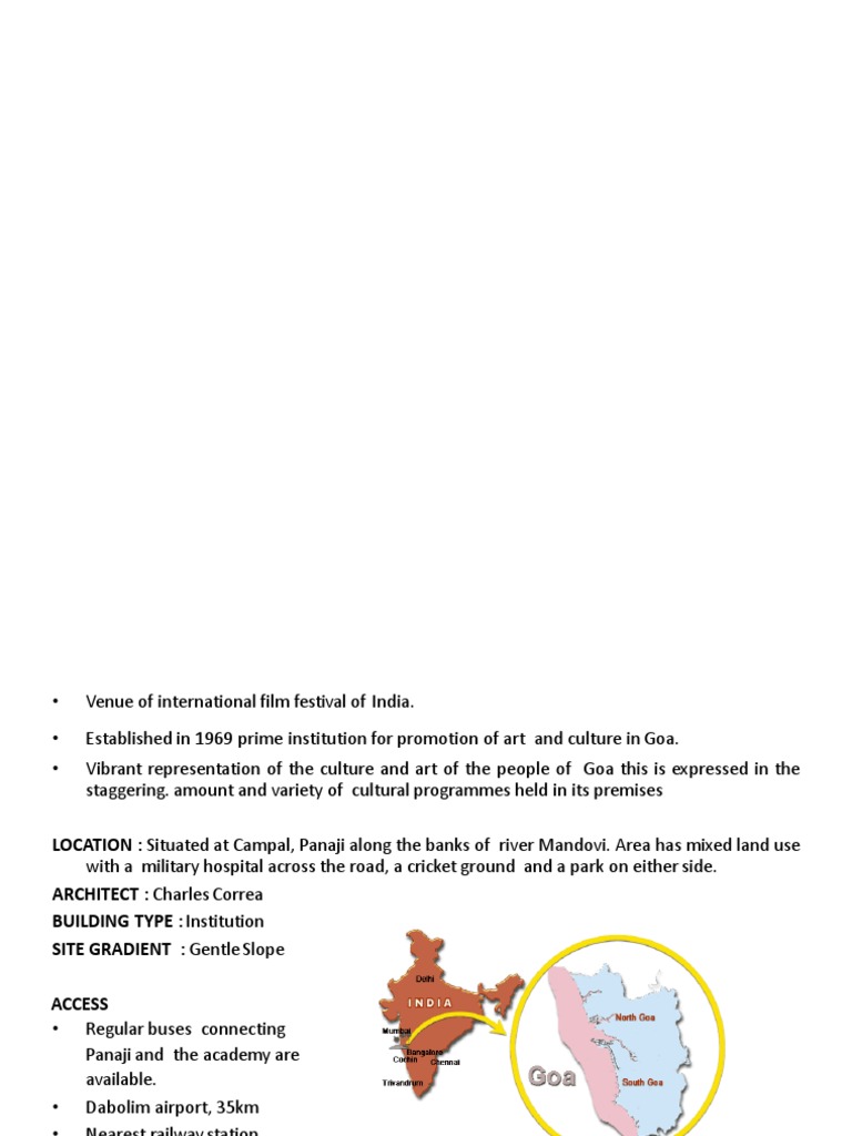 Kala Academy GOA Net Study | PDF | Nature