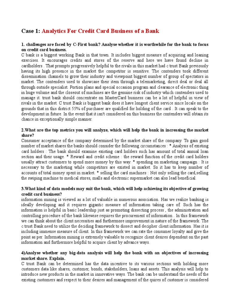 Business Analytics Prajwal Bhat H | PDF | Data Analysis | Banks