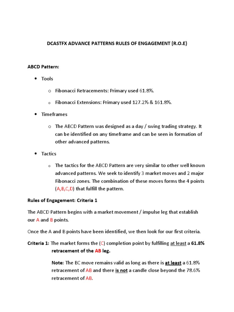 Advance Patterns Rules of Engagement Abcd | PDF