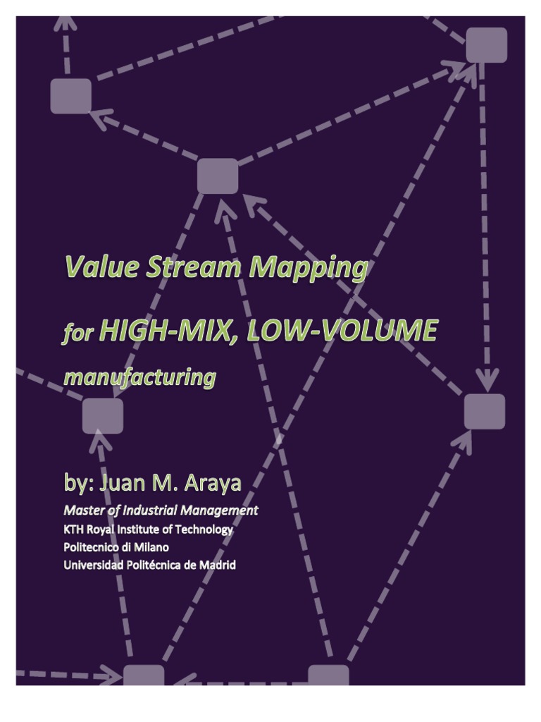 Value Stream Mapping for High-Mix, Low-Volume | PDF | Variance | Learning