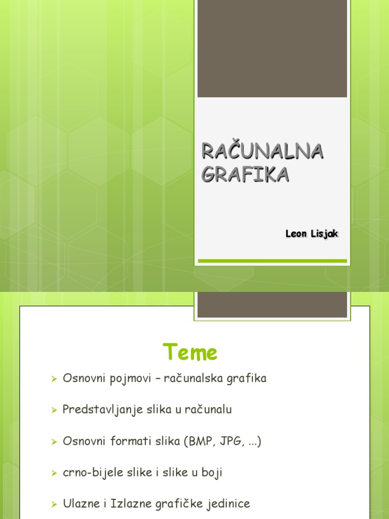 Računalna Grafika | PDF