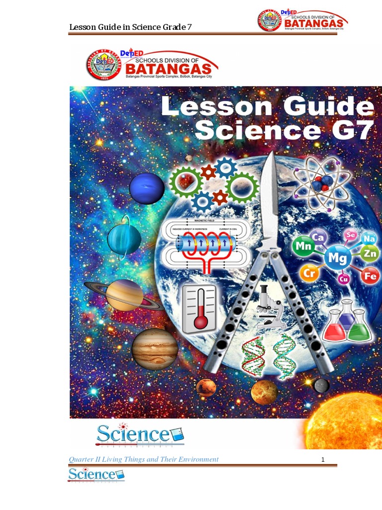 Lesson Guide G7 Q2 On Template PDF | PDF | Organ (Anatomy) | Flowers