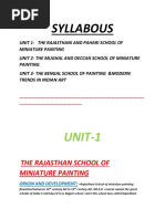 Question Paper Class 11 Painting Hallf Yearly 24-25 | PDF