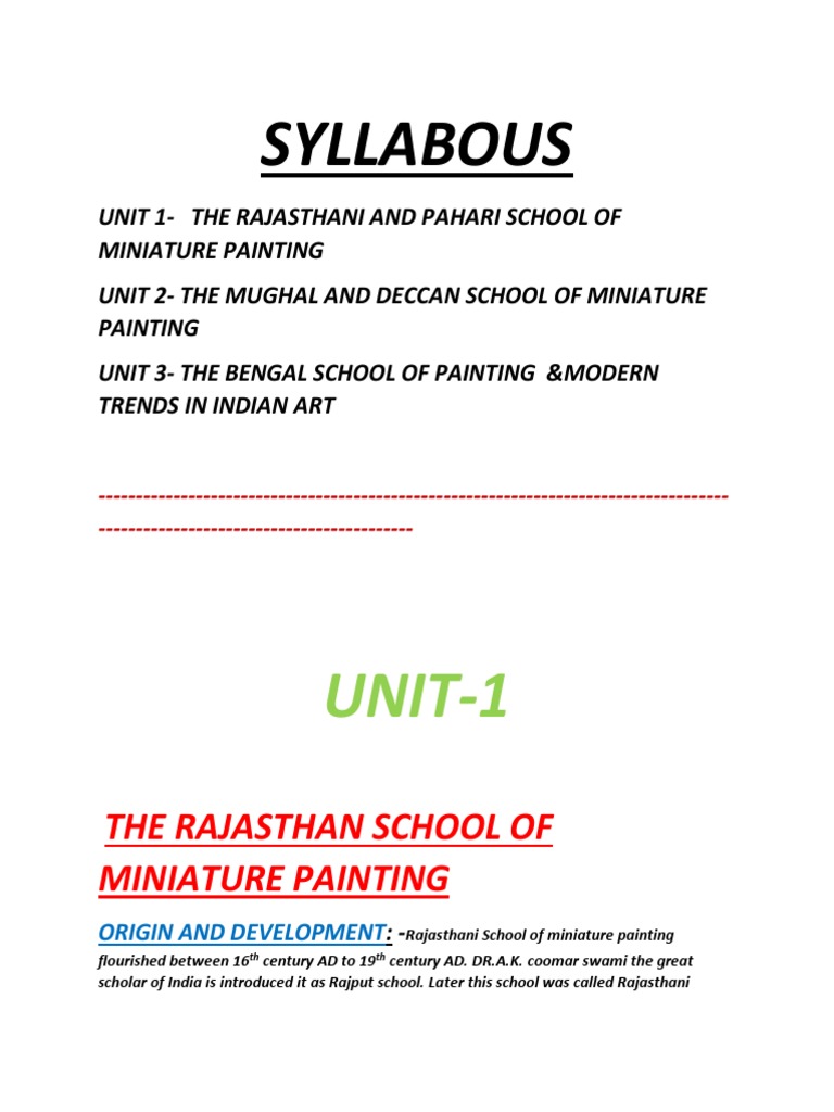 'Fine Arts' Notes | PDF | Sikhism | Paintings