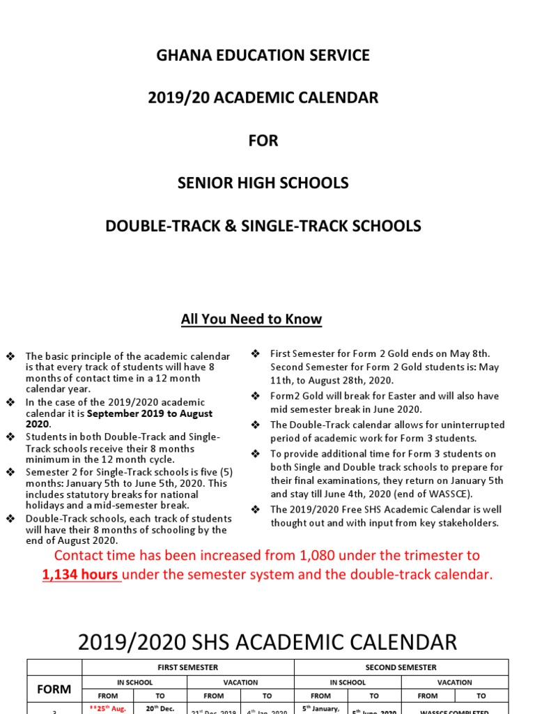 Final 2019-2020 Ges Shs Academic Calendar | PDF | Academic Term | Inquiry