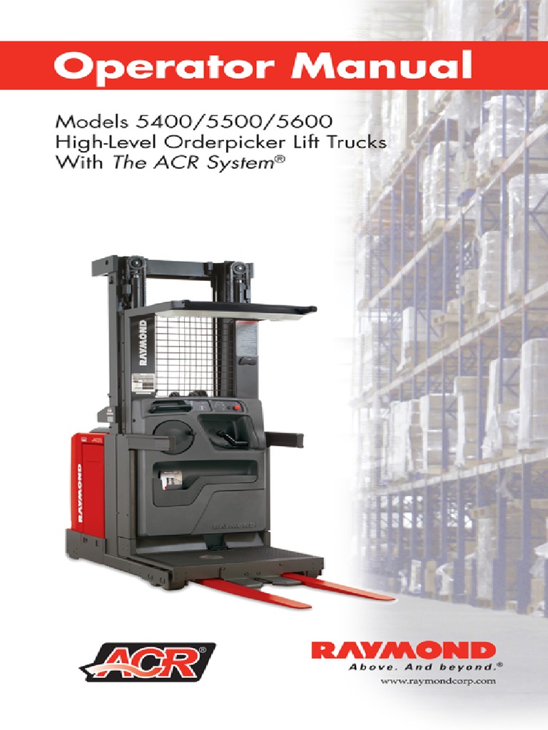 5400-5500-5600 00001-Up OP 1031792C | PDF | Forklift | Elevator