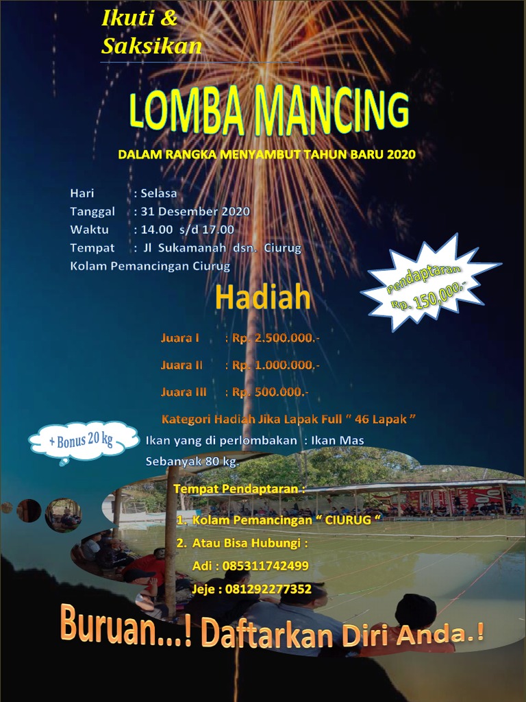 Brosur Lomba Mancing | PDF