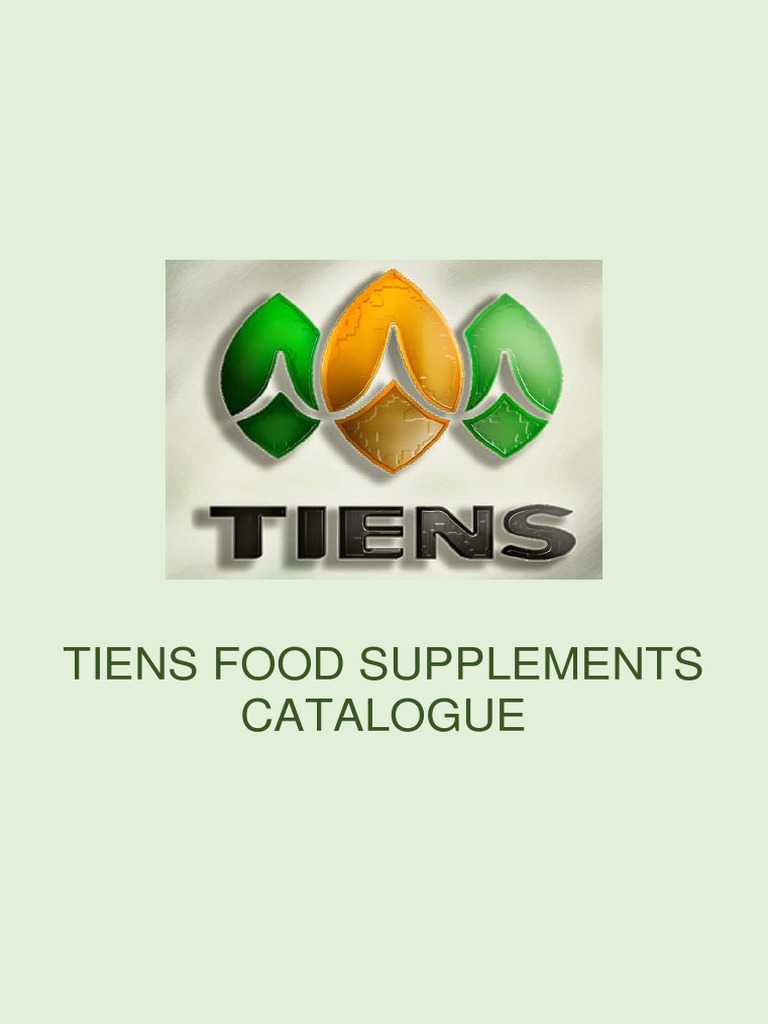 Tiens Food Supplements Catalogue | PDF | Omega 3 Fatty Acid | Cholesterol