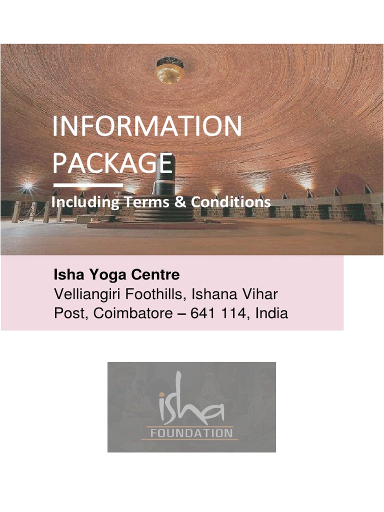 Isha Yoga Center Stay and Policies | PDF | Clothing