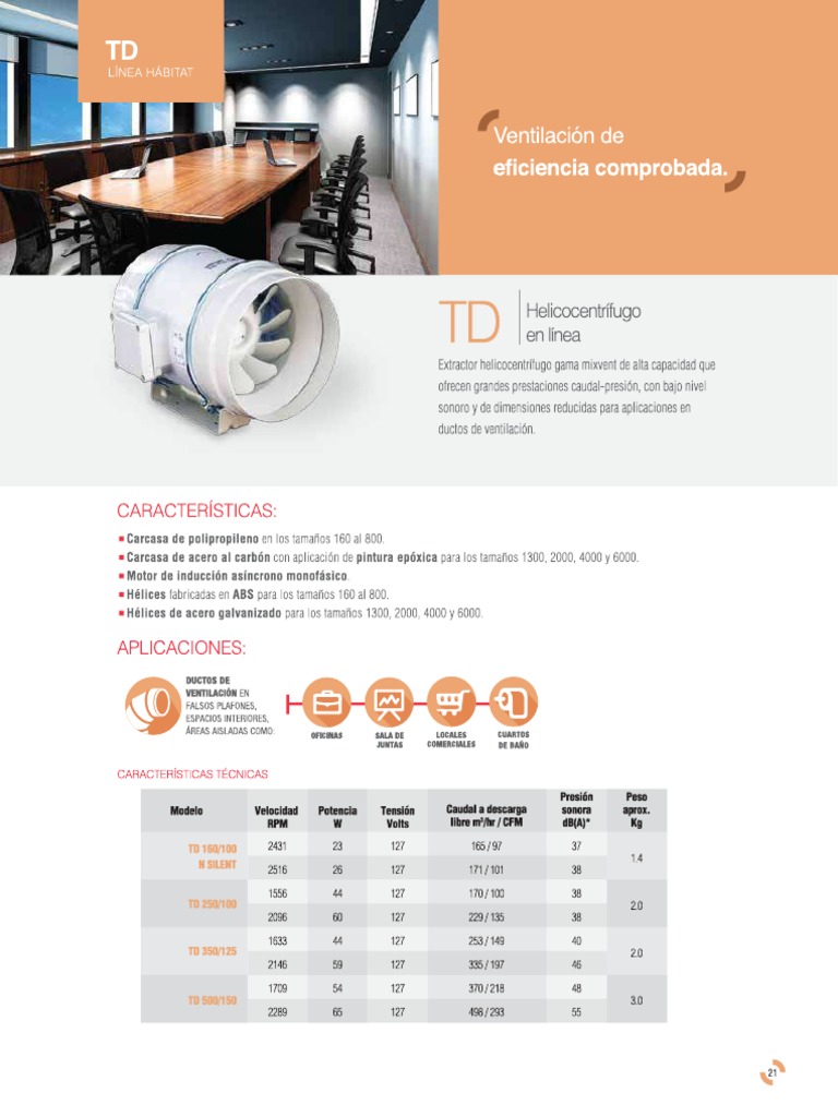 Ficha Tecnica Extractor Helicocentrifugo TD500 PDF | PDF