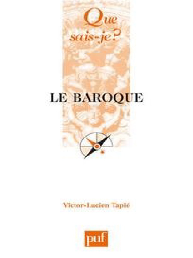 TAPIE - Le Baroque - Tapie Victor-Lucien | PDF | Baroque | Renaissance