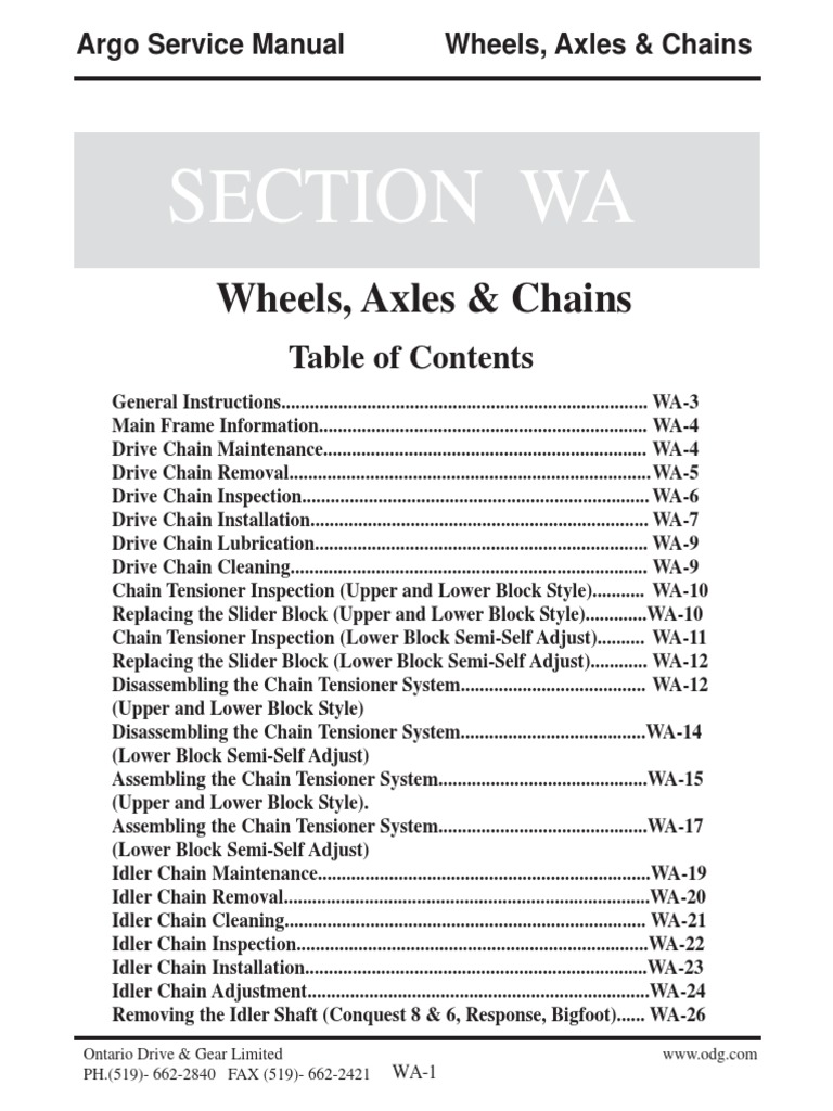 Argo 8x8 Wheels Axle Chains | PDF | Axle | Transmission (Mechanics)
