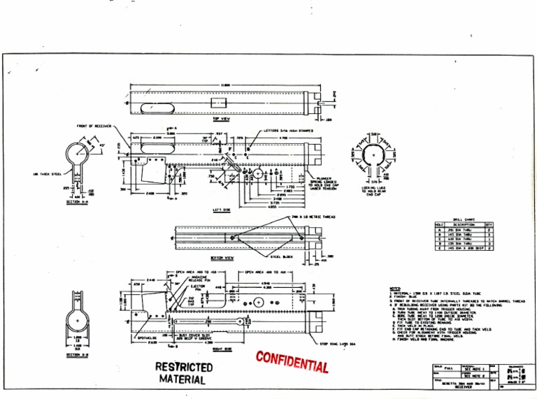 Austen Model 1950 Submachine Gun | PDF