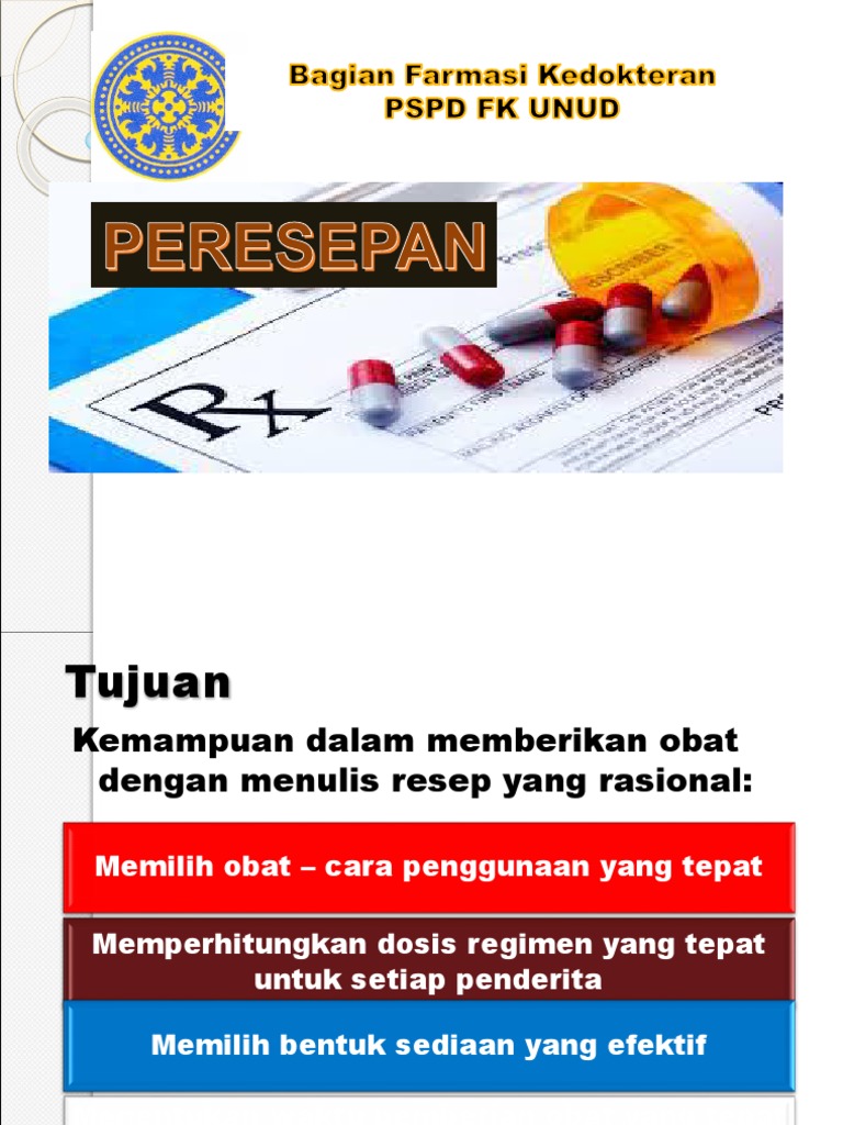 Panduan Penulisan Resep Obat Rasional | PDF | Kesehatan Holistik ...