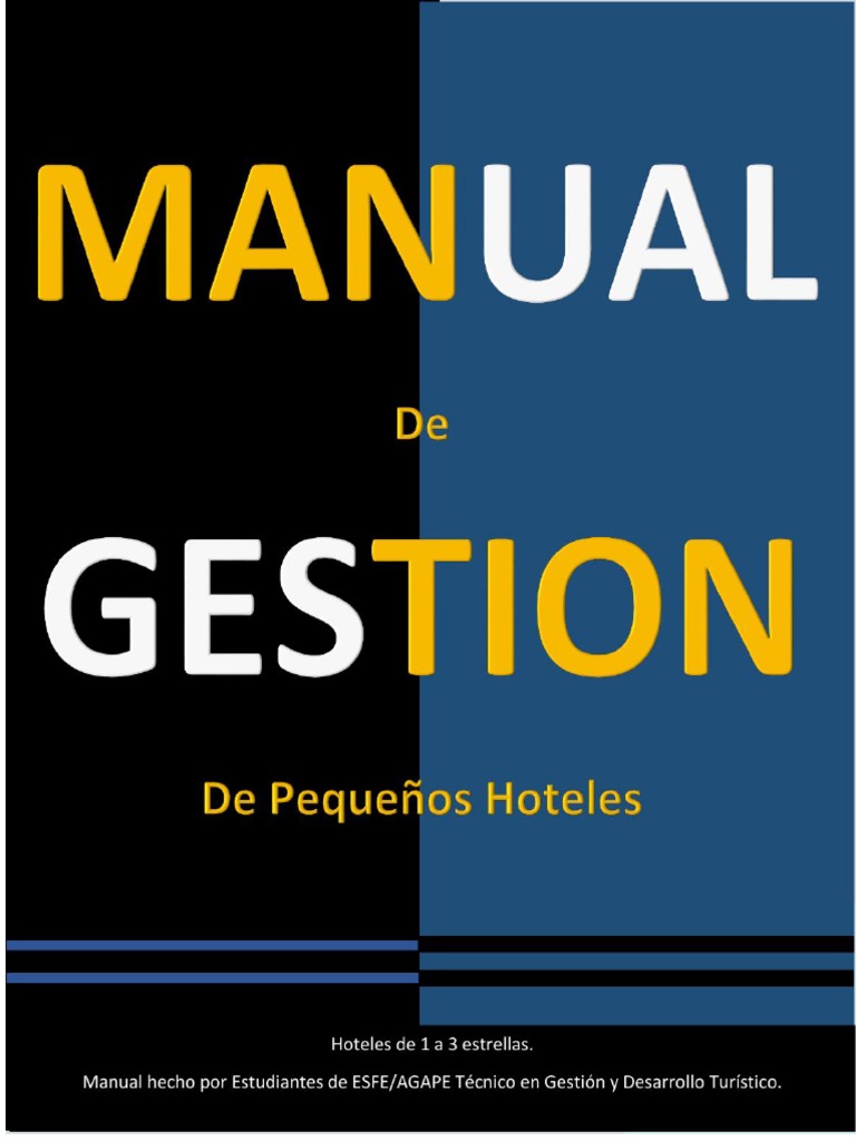 Manual de Gestión de Hoteles | PDF