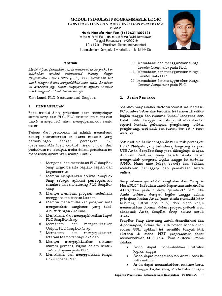 Modul 4 Simulasi PLC Dengan Arduino | PDF