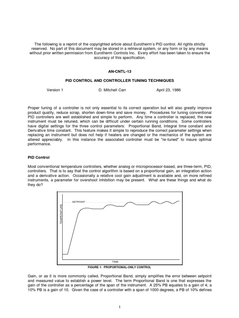 Ebook Pid Control And Controller Tuning Techniques Pdf Control Theory Water