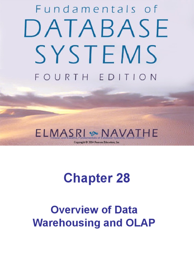 Elmasri and Navathe, Fundamentals of Database Systems, Fourth Edition | PDF | Data Warehouse ...