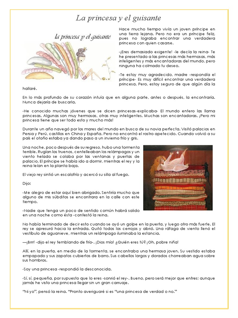 La Princesa y El Guisante | PDF