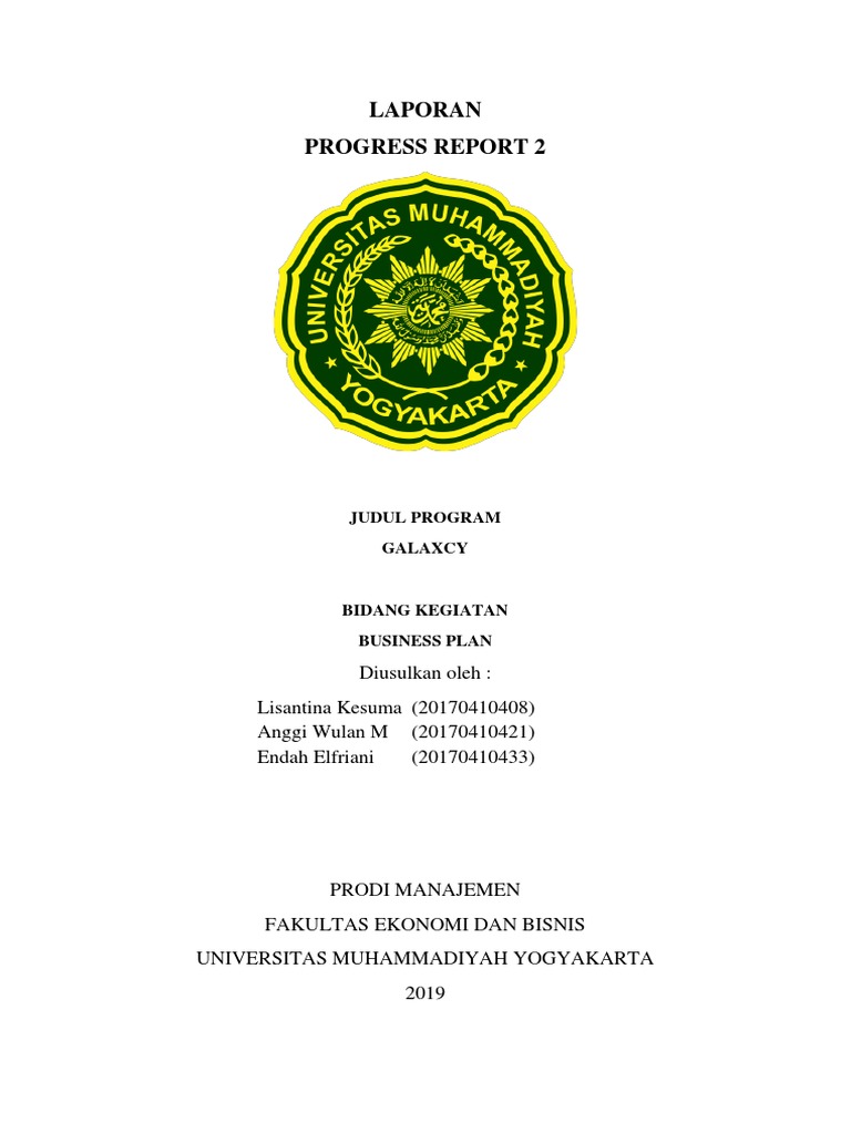 Laporan Progress Report 2 | PDF