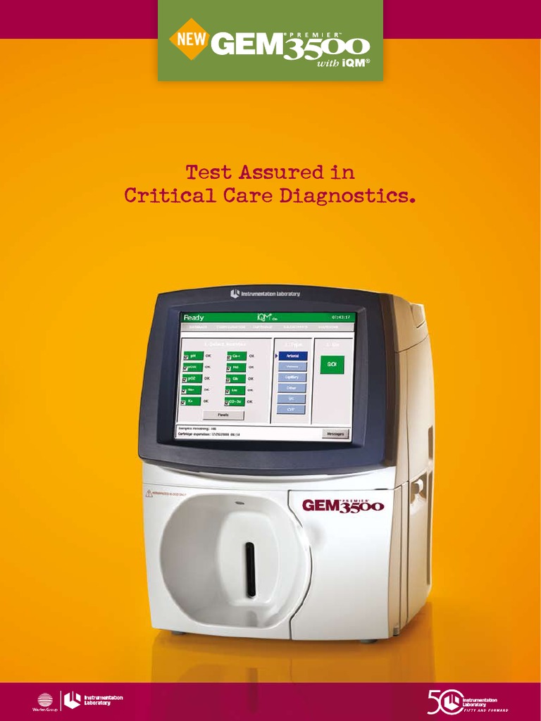 Brochure GEM 3500 - EU | PDF | Trademark | Quality Assurance