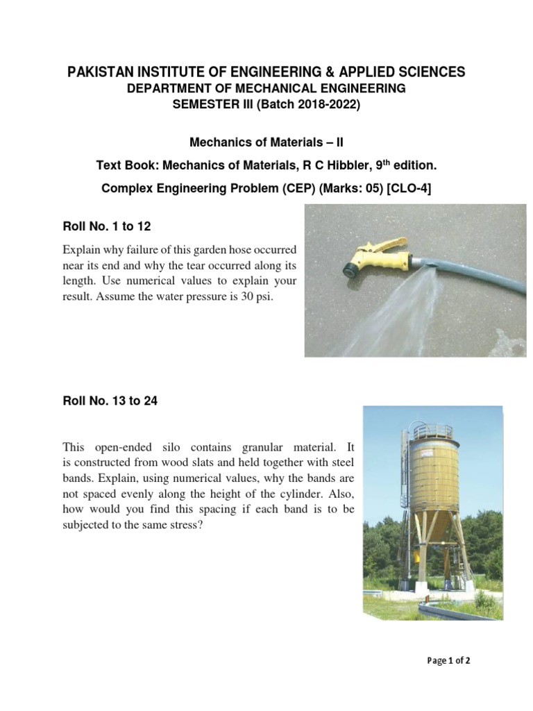 Complex Engineering Problem | PDF