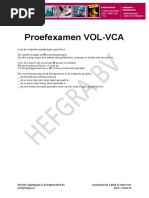 Samenvatting VOL VCA | PDF