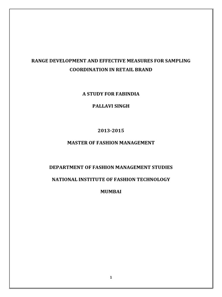 Range Development and Effective Measures For Sampling Coordination in ...