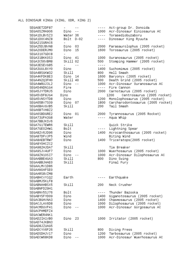 Naomi Spider Barcodes | PDF | Dinosaurs | Color